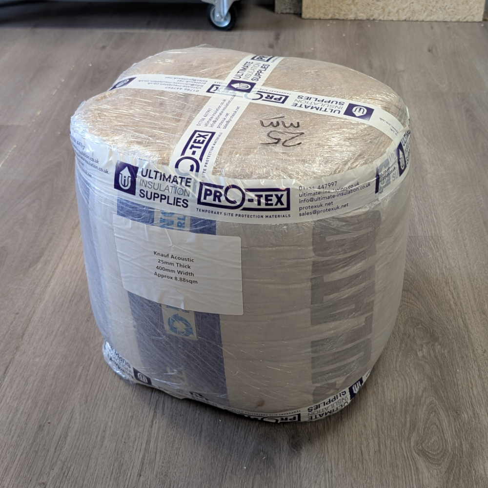 25mm Knauf Acoustic Roll (2 x 400mm rolls) [Clearance]